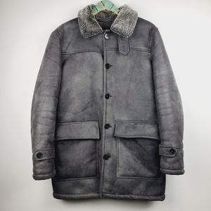 Black Rivet | Jackets & Coats | Black Rivet Gray Faux Fur Suede Coat ...